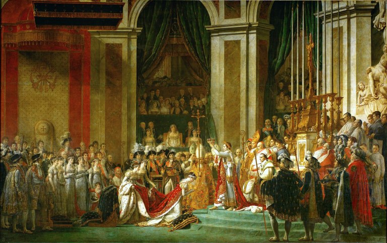 Napoleon Bonaparte Was Crowned Napoleon I in Notre Dame Cathedral in ...